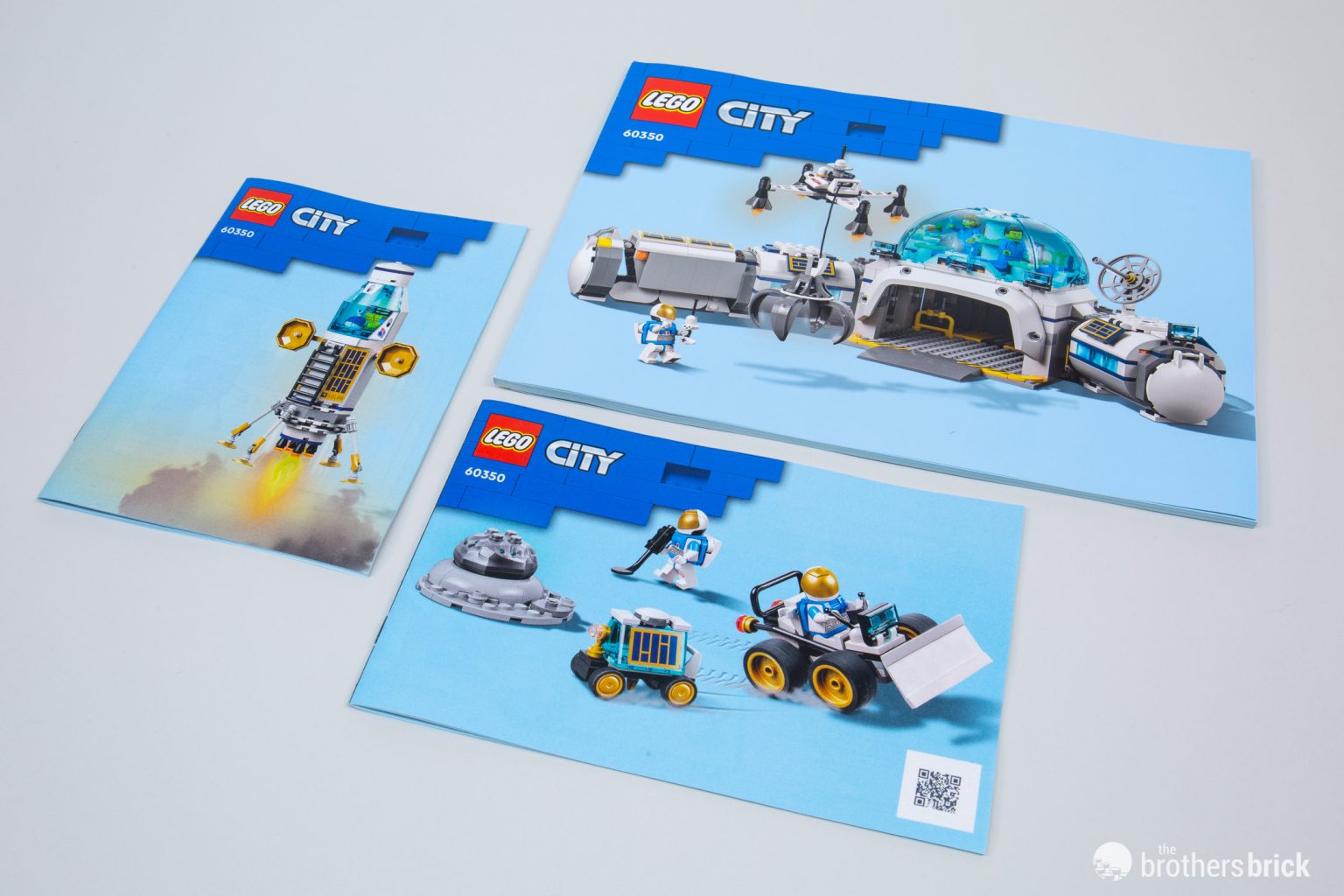 LEGO City Space 60348 Lunar Roving Vehicle 60350 Lunar Research Base ...