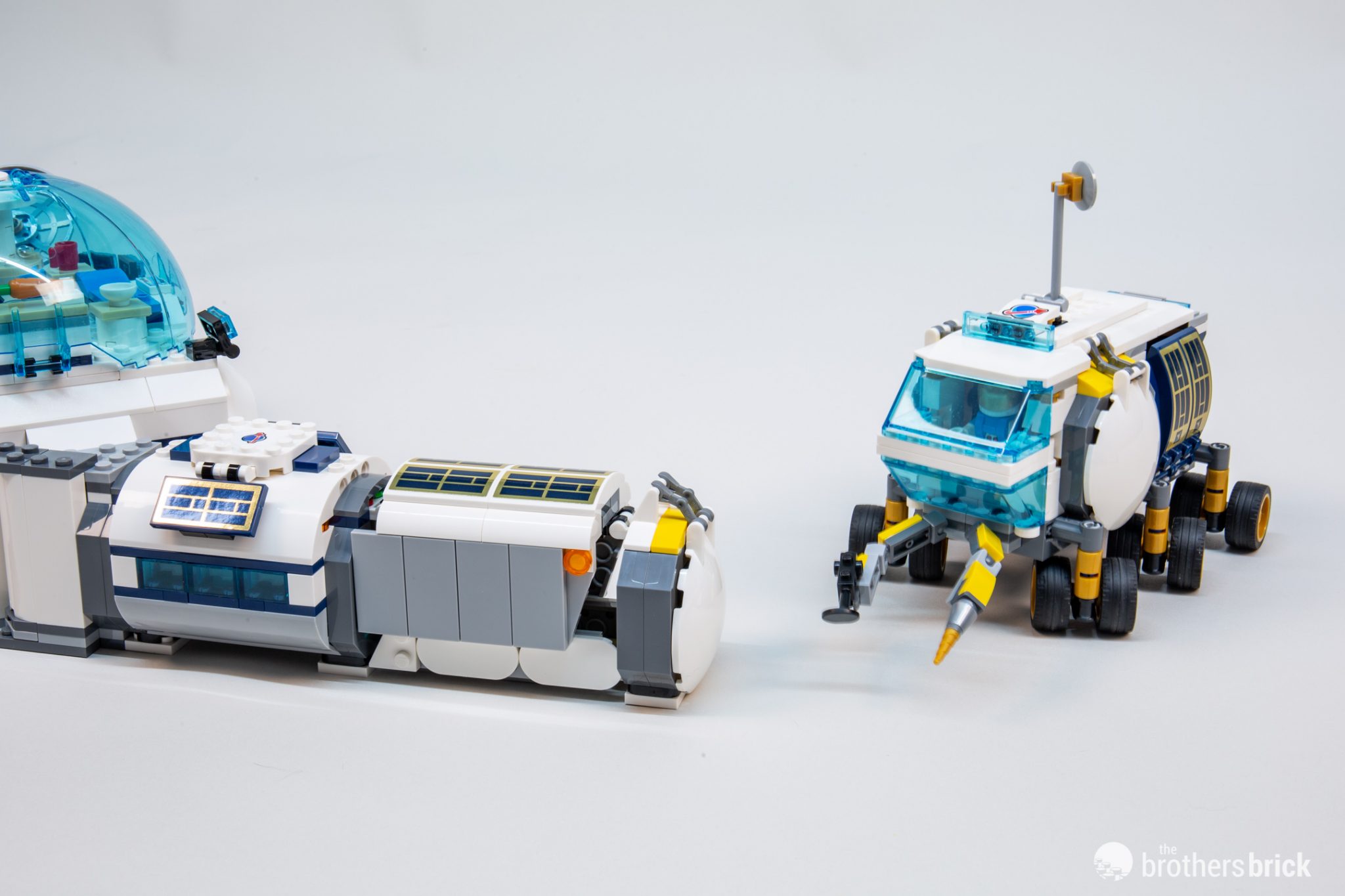 LEGO City Space 60348 Lunar Roving Vehicle 60350 Lunar Research Base ...