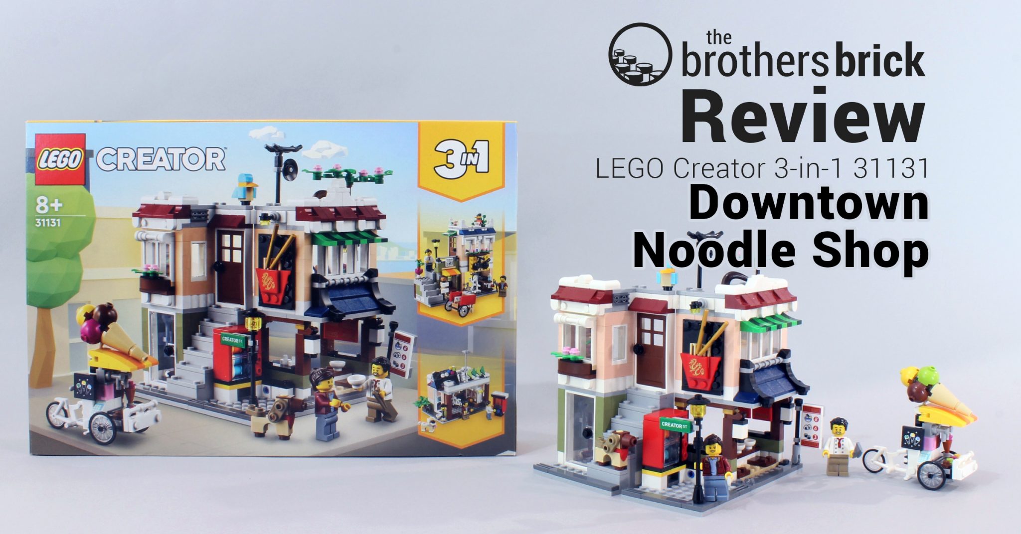 LEGO Creator 3-in-1 31131 Downtown Noodle Shop - more options for your ...