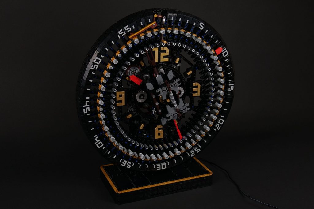 Take the time to watch this real working clock made entirely from LEGO ...