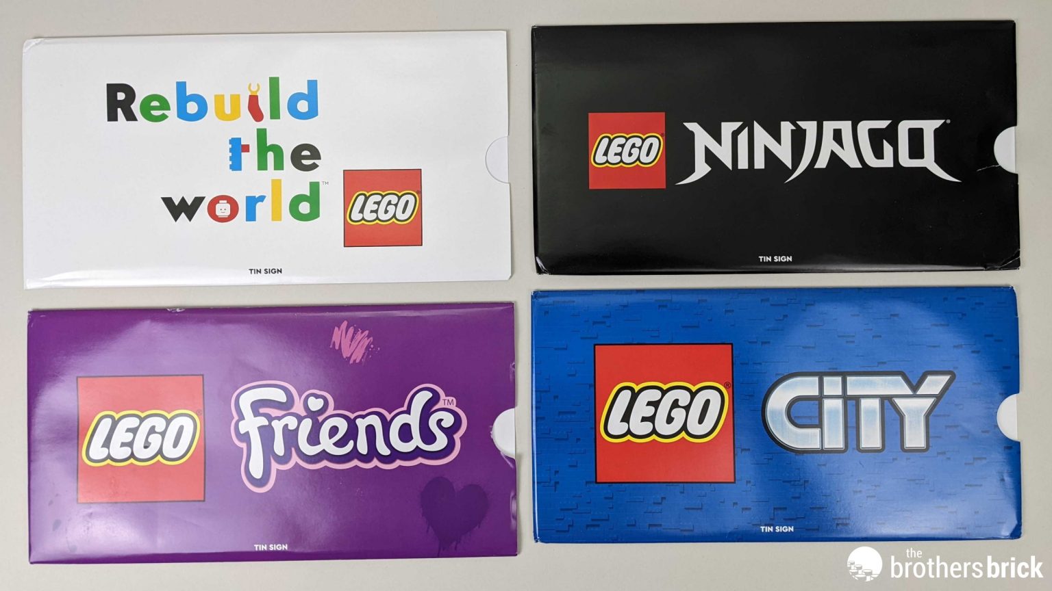 LEGO VIP Rewards: Tin Signs - For the completist who has everything ...
