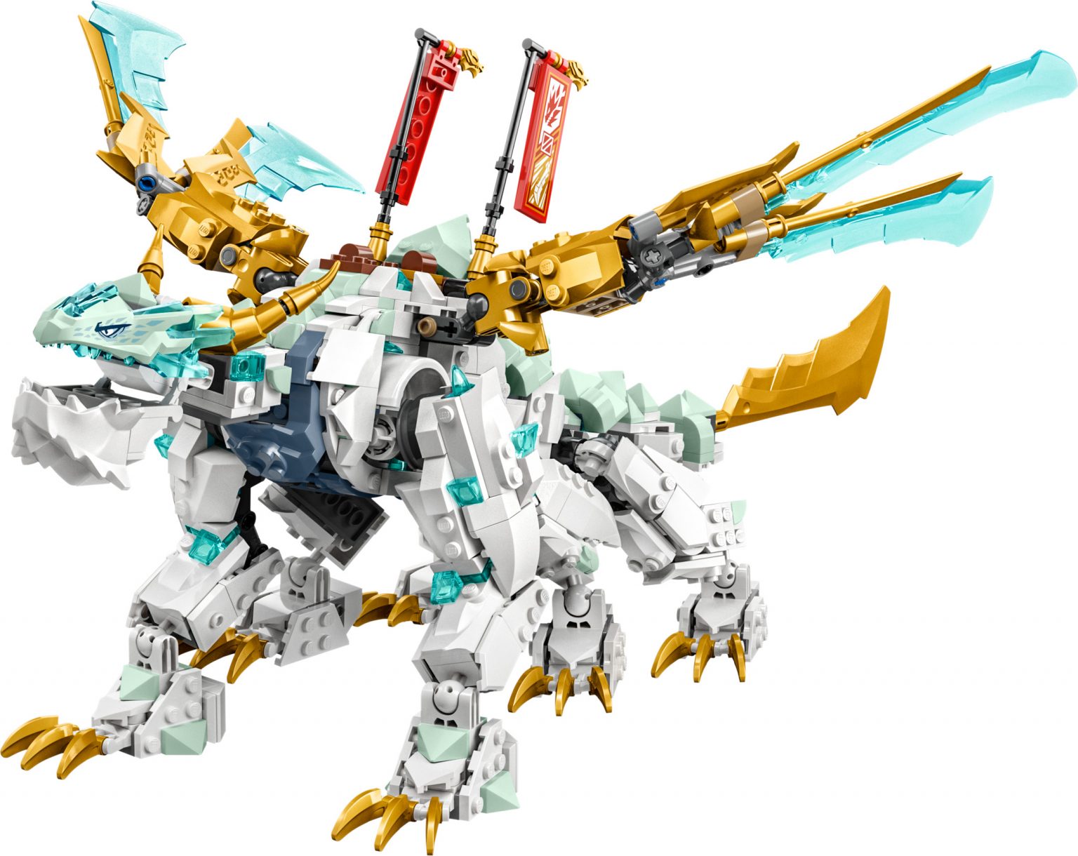LEGO NInjago 71786 Zane's Ice Dragon Creature - SD83F (20) - The Brothers Brick | The Brothers Brick