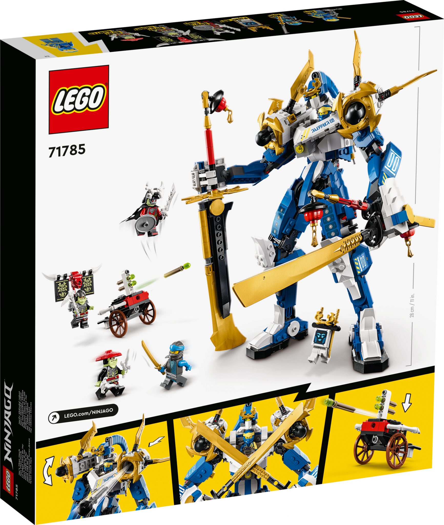 LEGO Ninjago 71785 Jay's Titan Mech - SD83F (2) - The Brothers Brick ...