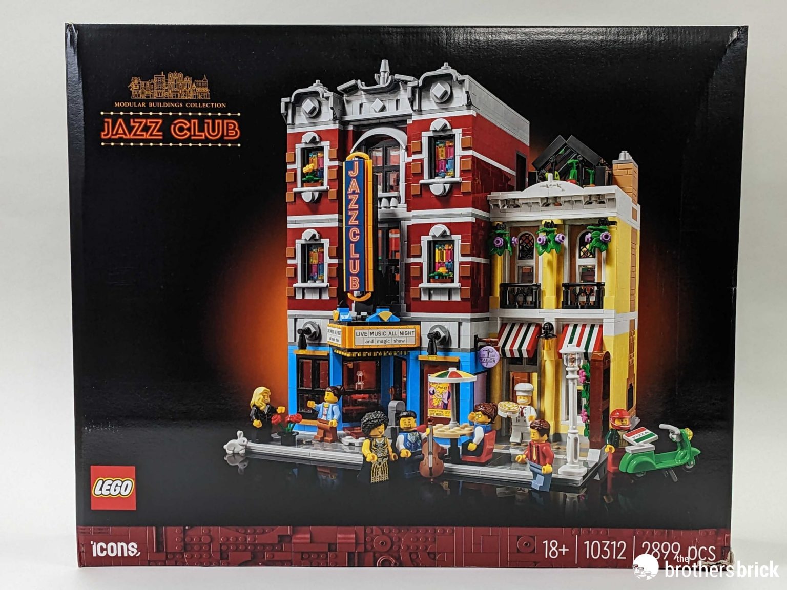 LEGO ICONS - Modular Buildings Collection 10312 - Jazz Club TBB Review ...