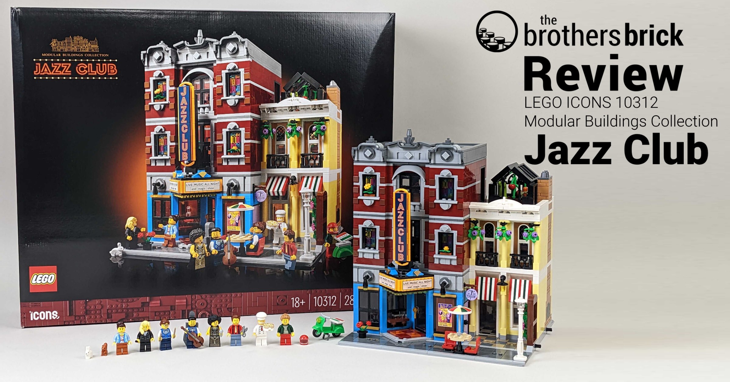 LEGO Icons 10312 Modular Buildings Collection Jazz Club A Great Night Out On The Town 