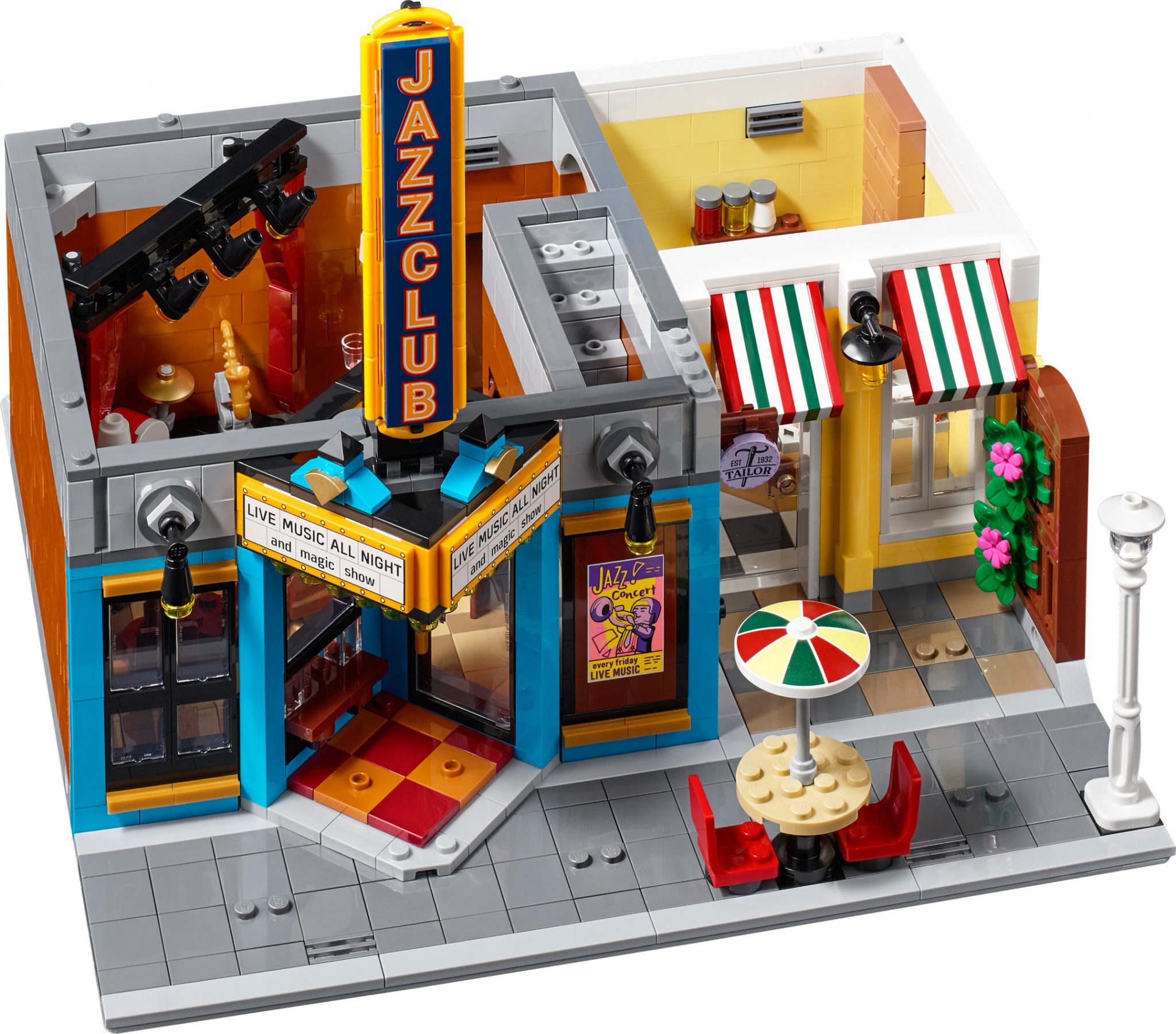 LEGO Icons reveals 10312 Jazz Club as next in Modular Buildings ...