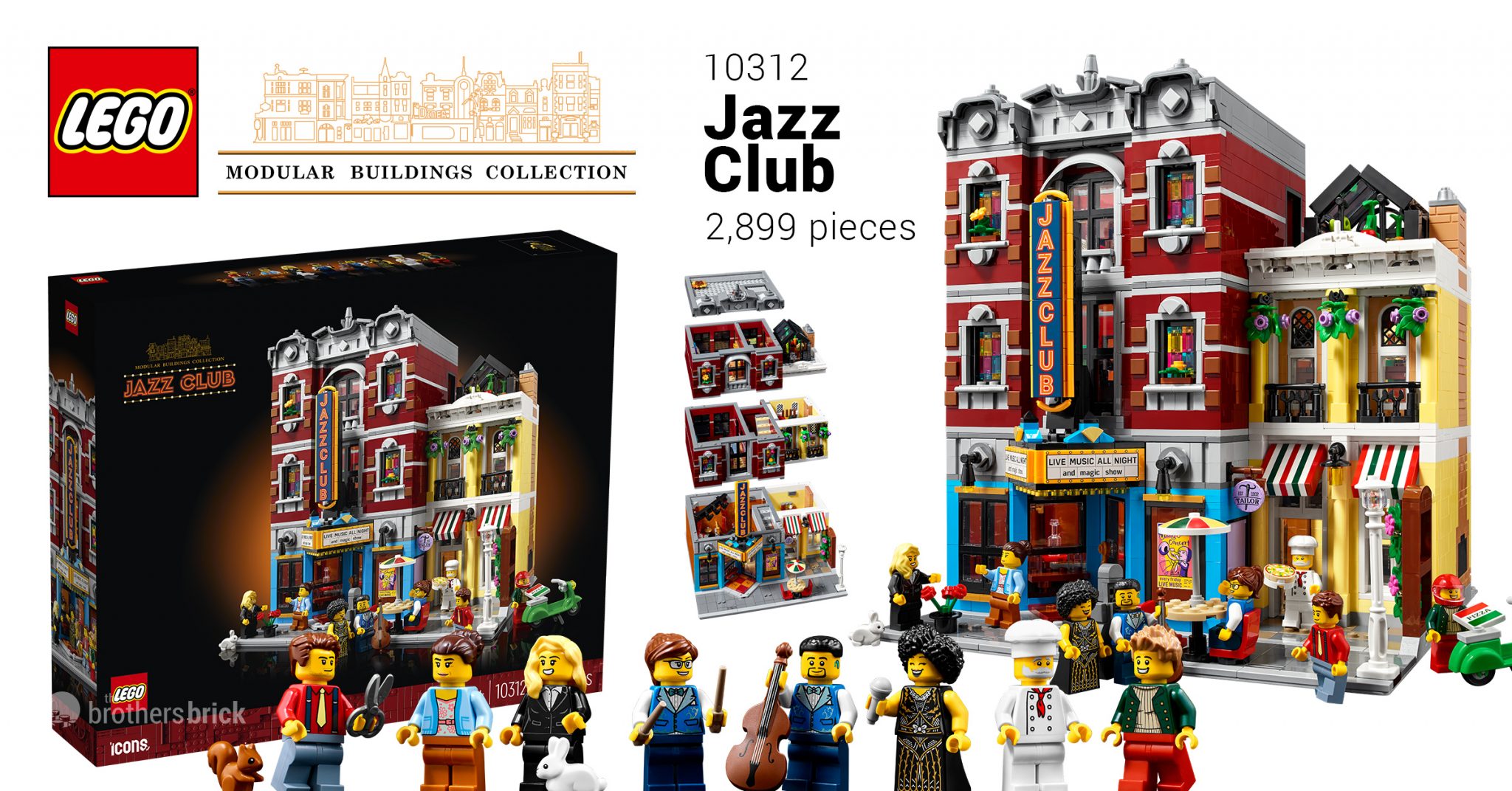 LEGO Icons reveals 10312 Jazz Club as next in Modular Buildings ...