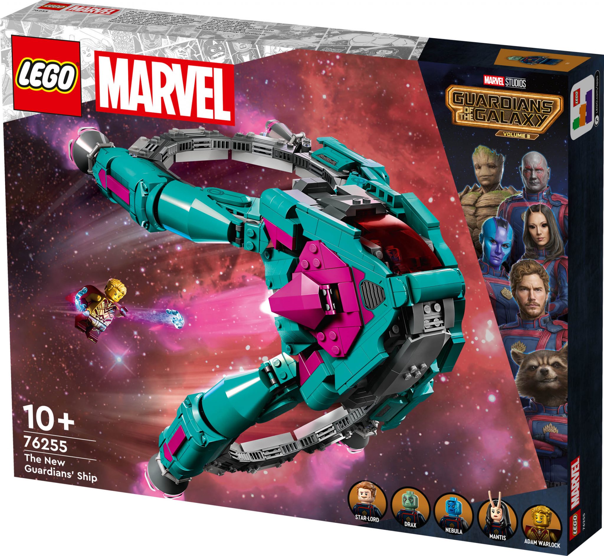 LEGO Marvel Guardians of the Galaxy Vol 3 76255 The New Guardians Ship ...