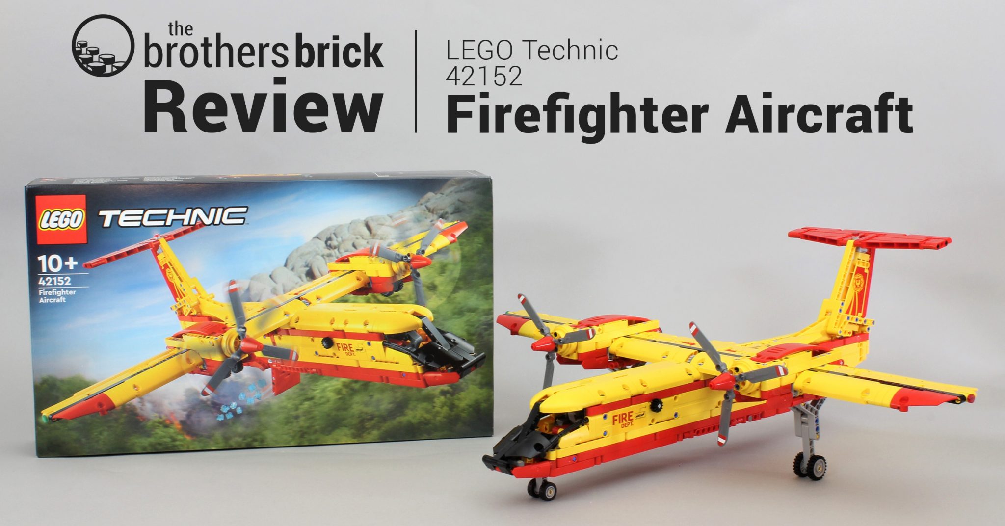 LEGO Technic 42152 Firefighter Aircraft - A plane filled with features ...