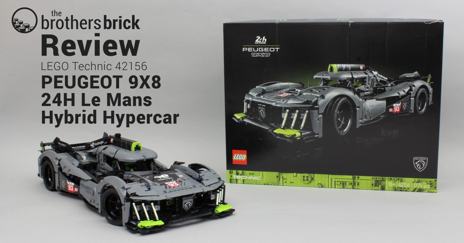 LEGO Technic 42156 PEUGEOT 9X8 24H Le Mans Hybrid Hypercar - Worth the ...