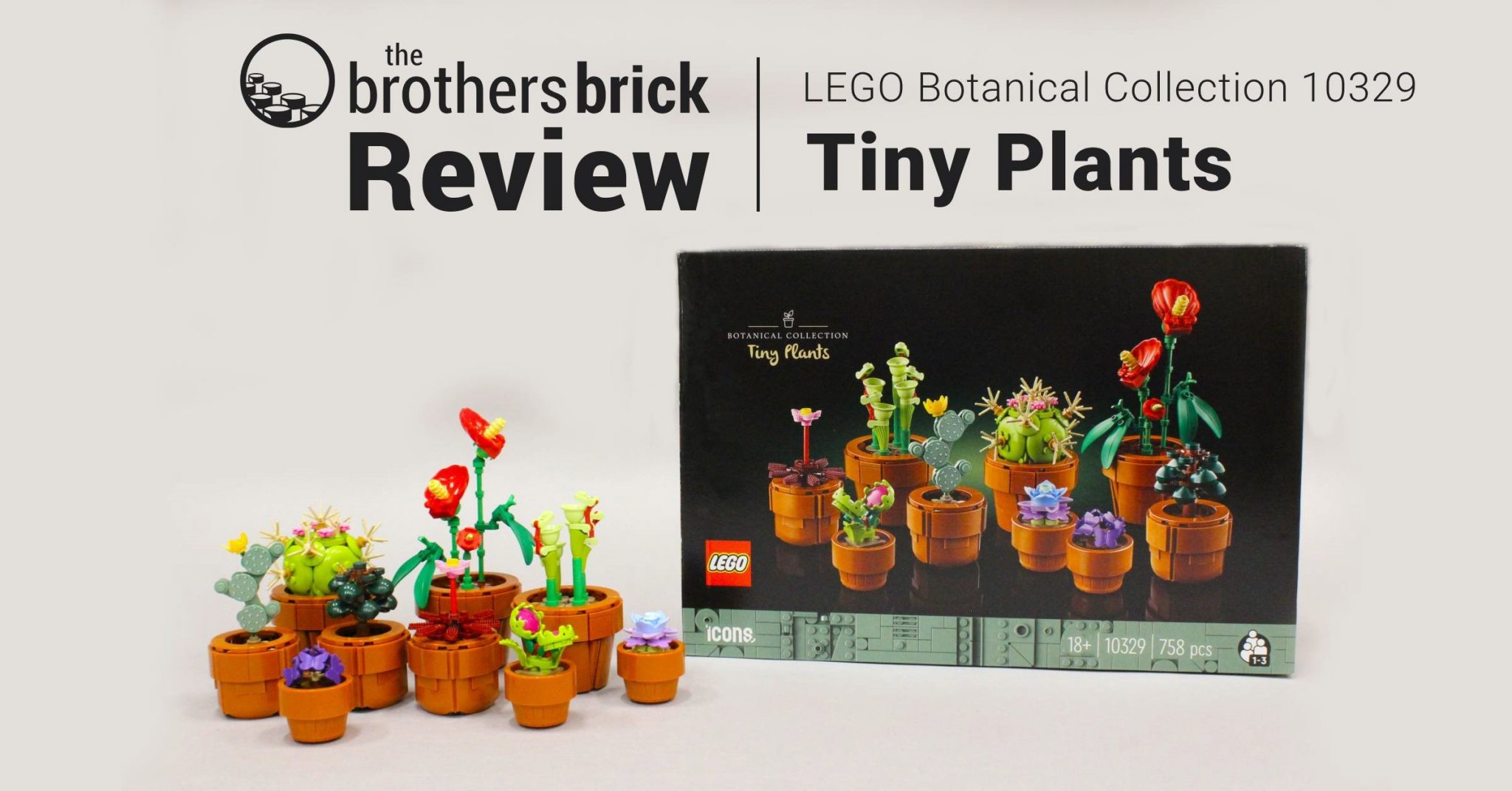 Lego Icons Botanical Collection 10329 Tiny Plants Tbb Review Cover
