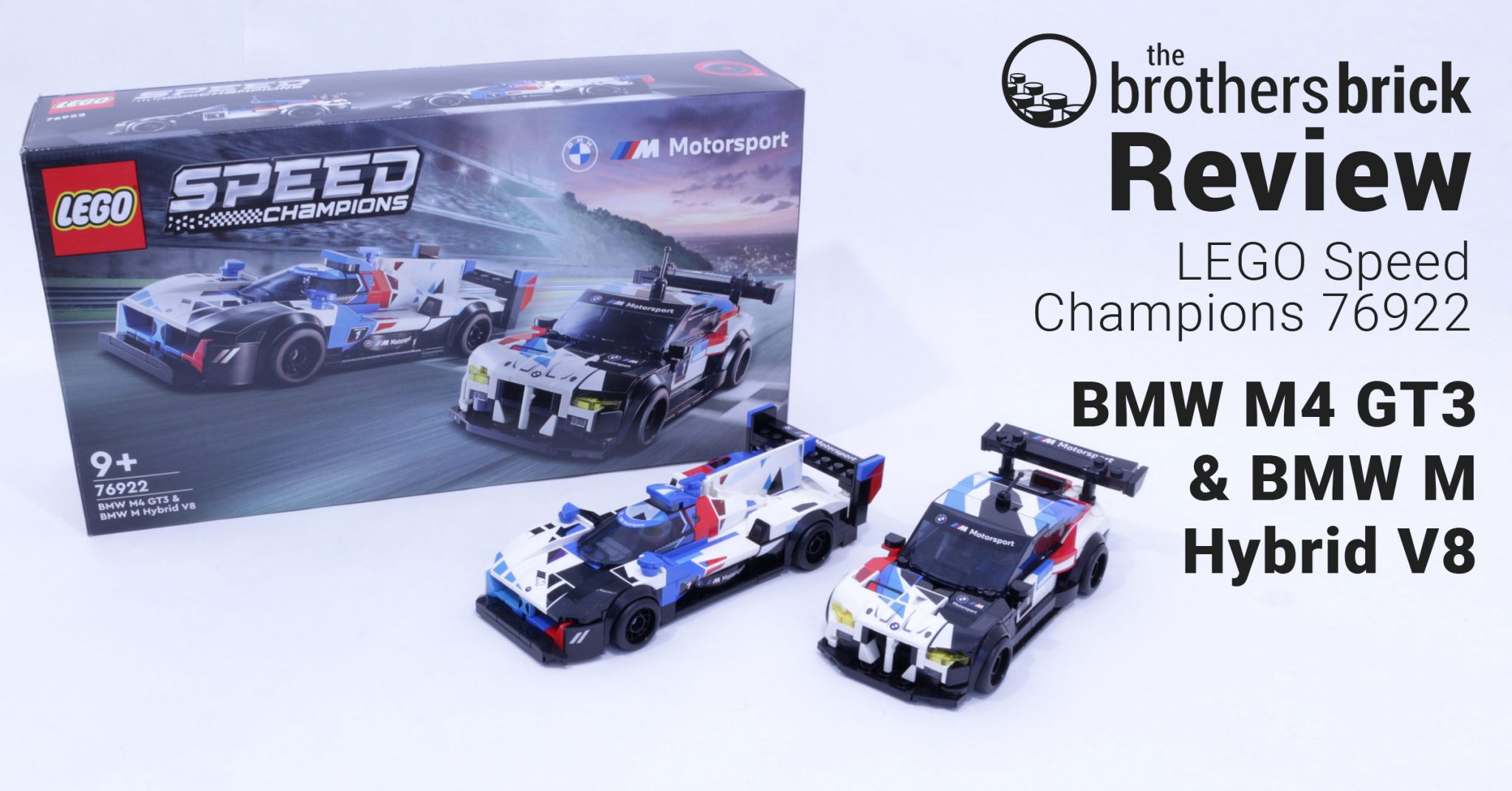 LEGO Speed Champions 76922 BMW M4 GT3 & BMW M Hybrid V8: A double-dose ...