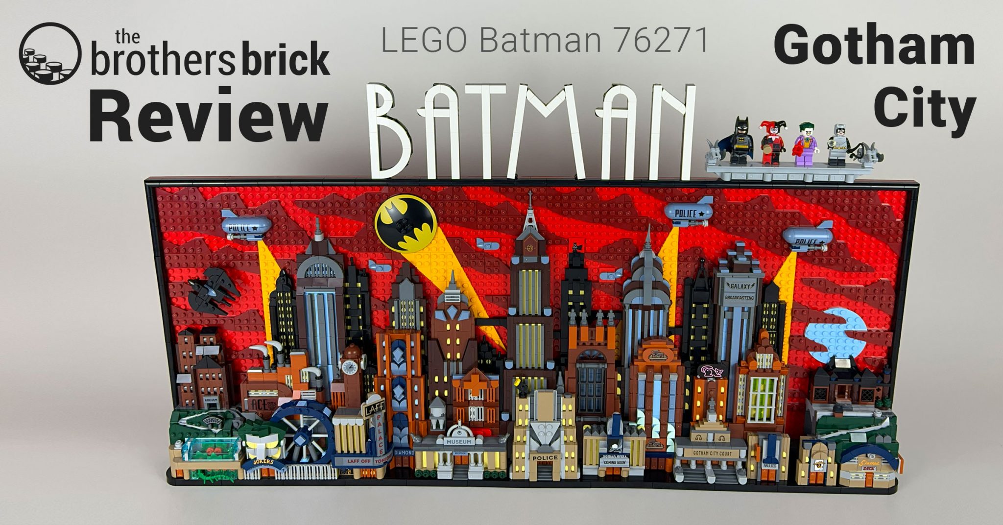 LEGO Batman 76271 Gotham City [REVIEW] - The Brothers Brick | The ...