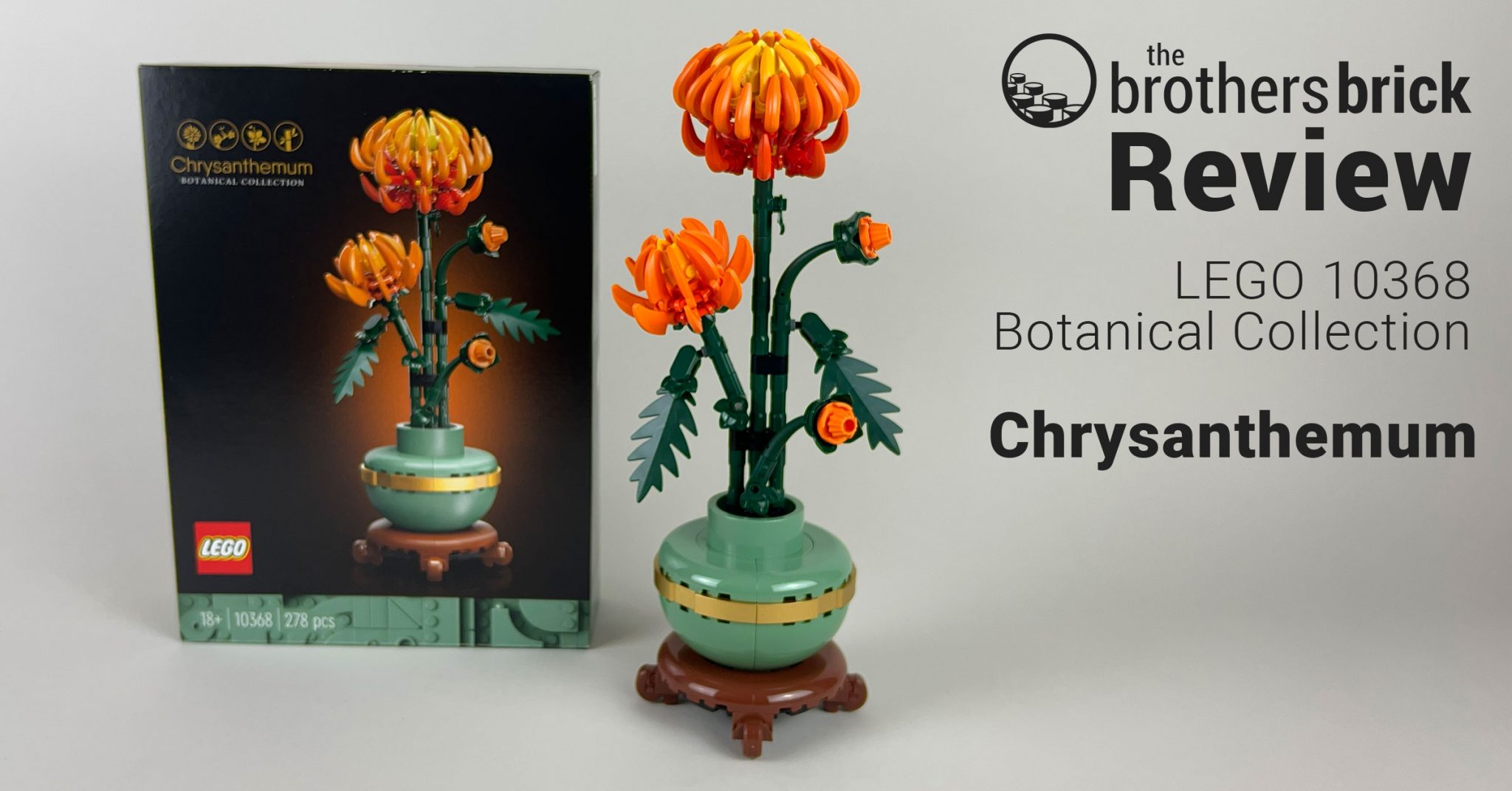 LEGO Icons Botanical Collection 10368 Chrysanthemum - more than another ...