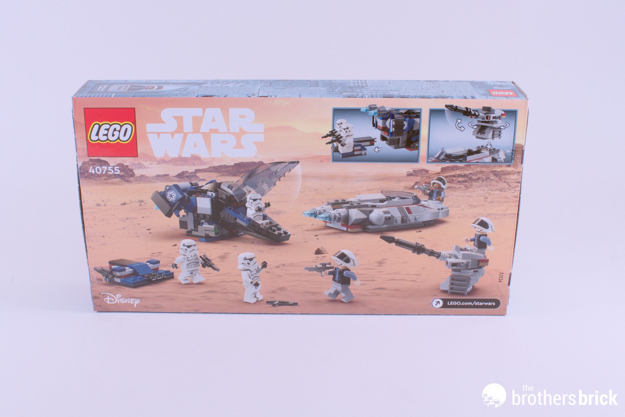 LEGO Star Wars 40755 Imperial Dropship vs Rebel Scout Speeder: the ...