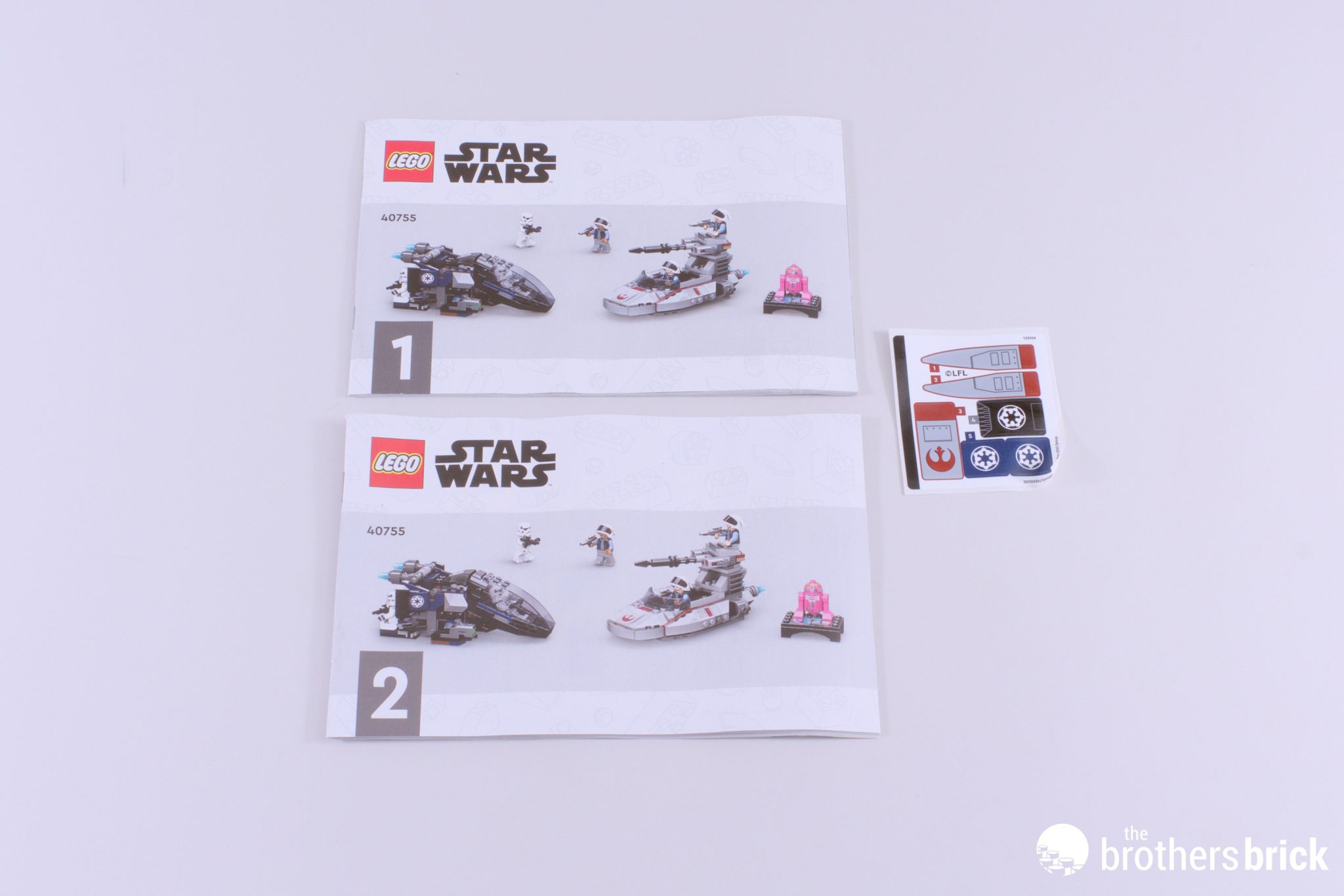 LEGO Star Wars 40755 Imperial Dropship vs Rebel Scout Speeder: the ...