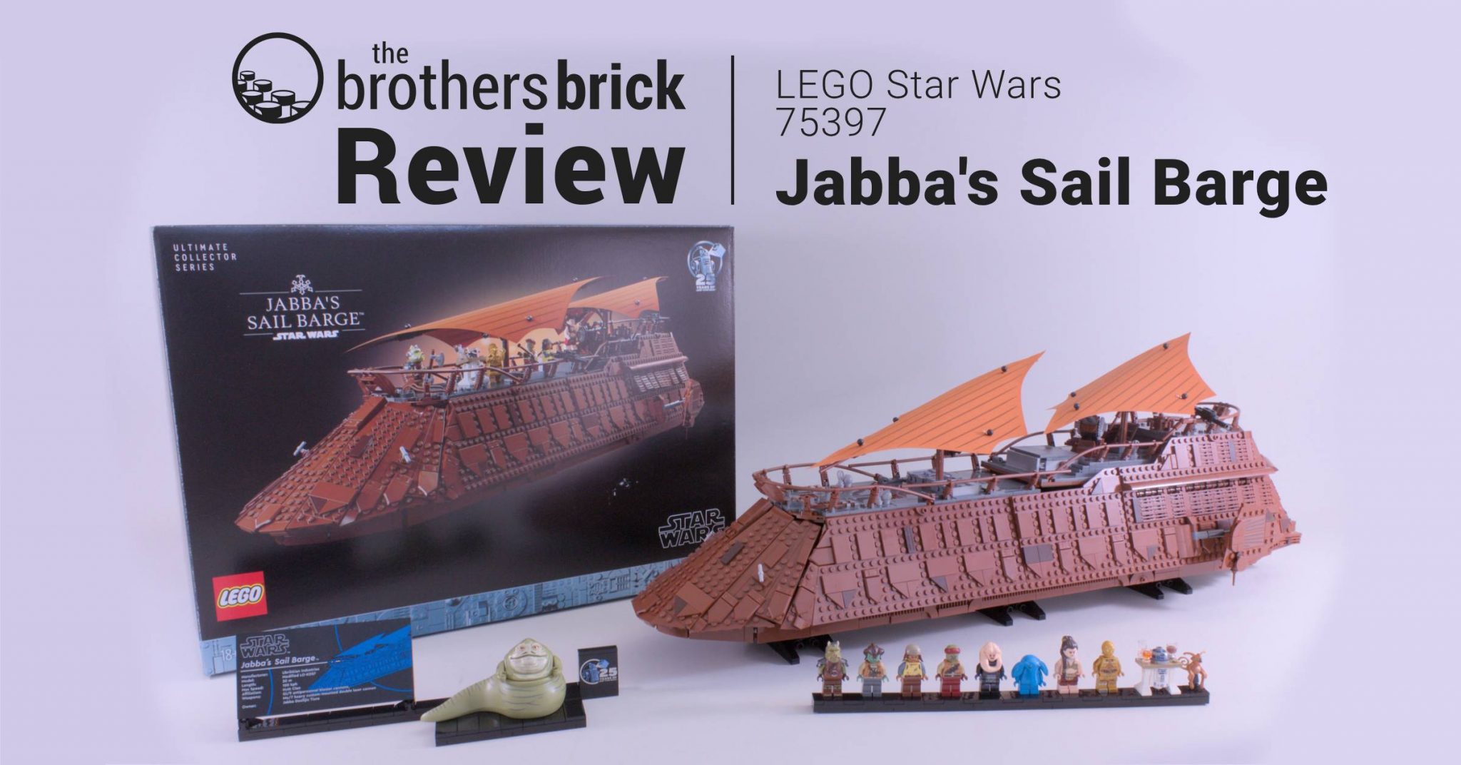 LEGO Star Wars 75397 UCS Jabba's Sail Barge: Time to set sail, or wait ...