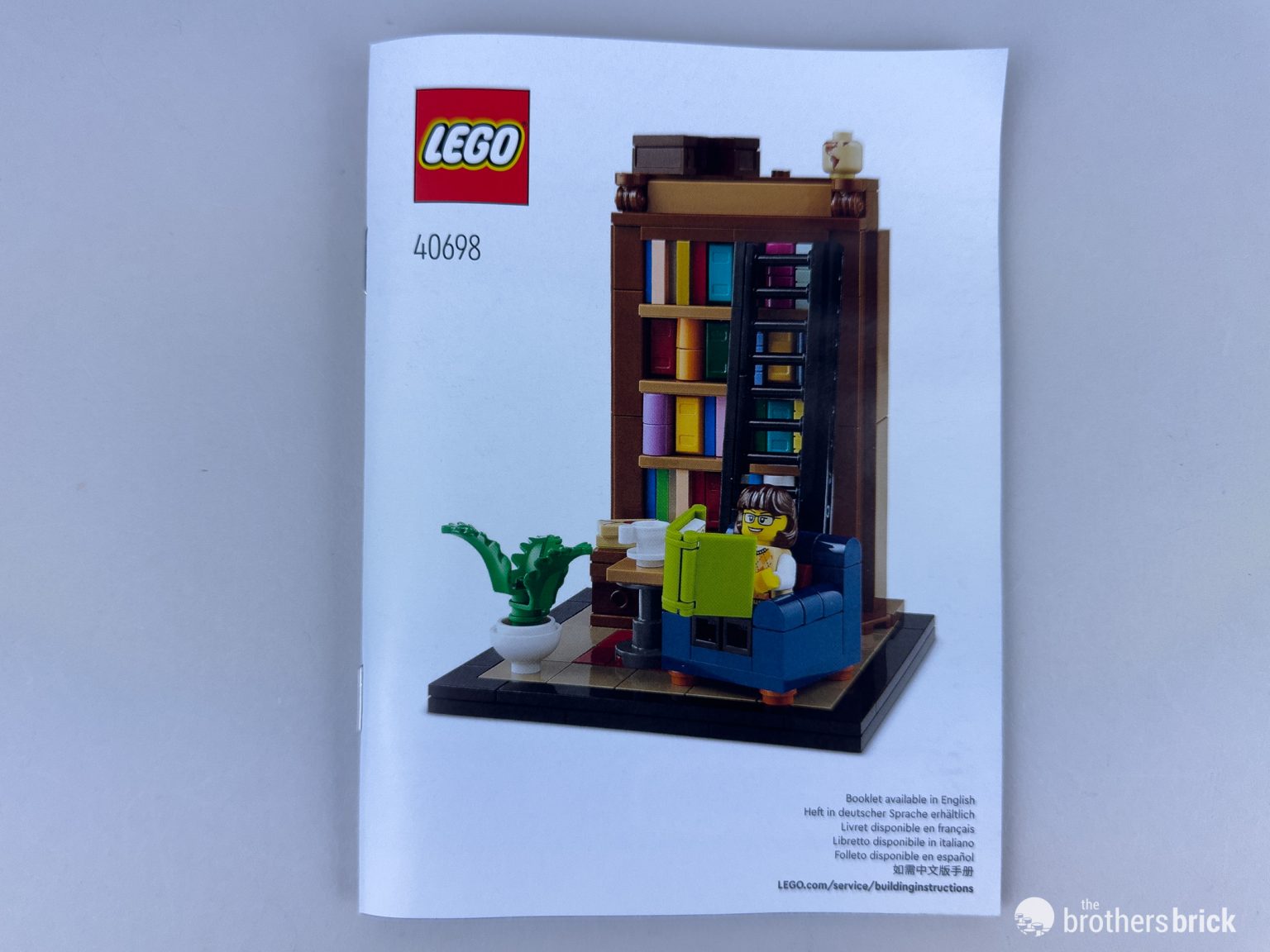 LEGO Ideas 40698 Gift with Purchase Books Are My Passion: Curl up with ...