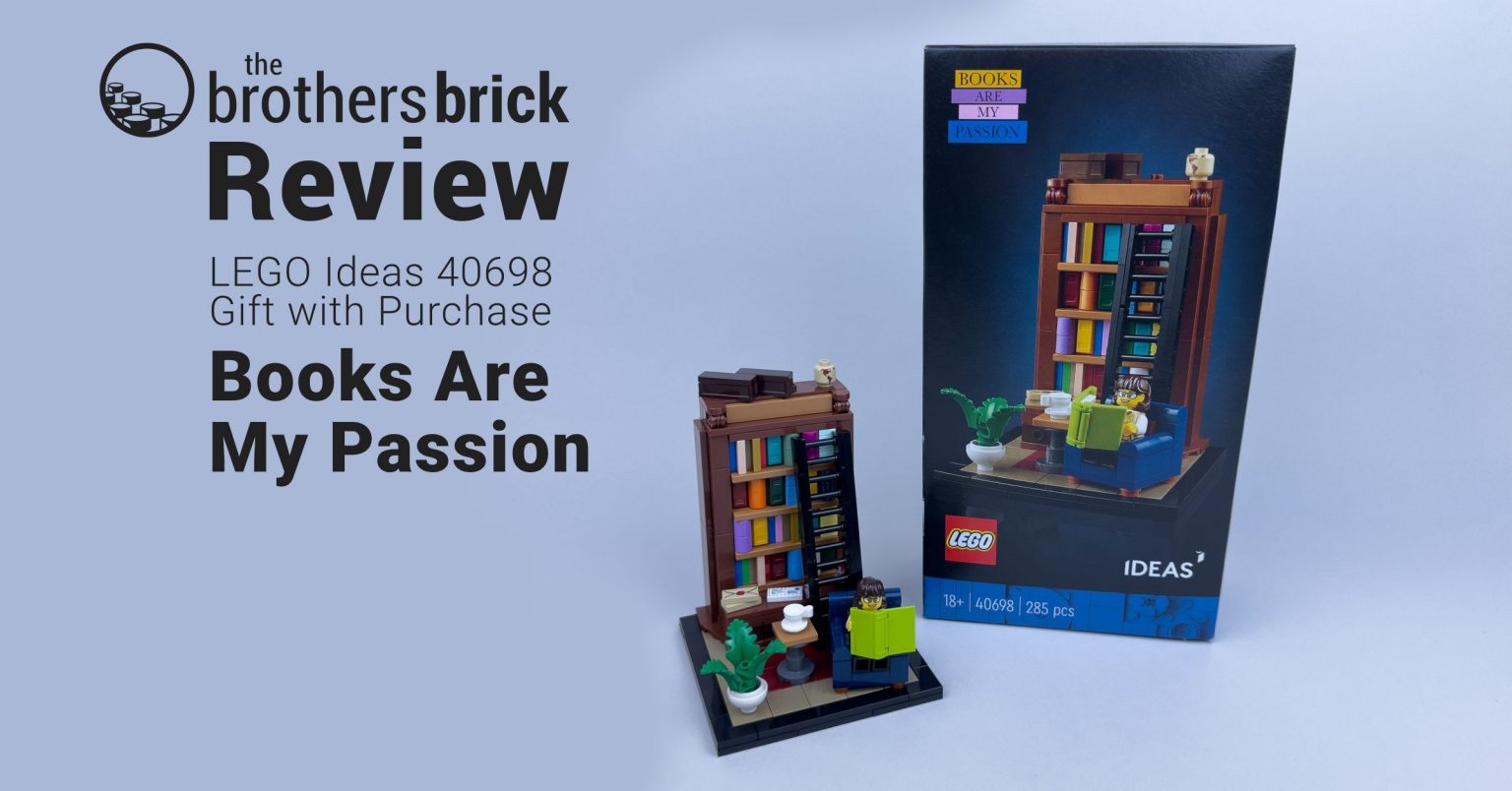 LEGO 40698 Books Are My Passion - TBB Review - H8YLNN - Cover - The ...