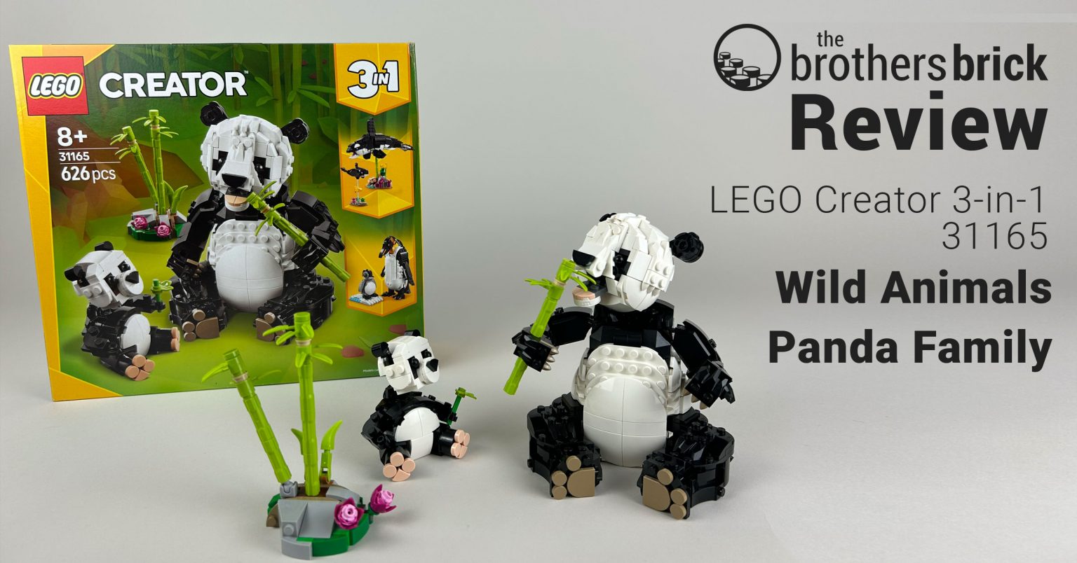 LEGO Creator 3-in-1 31165 Wild Animals Panda Family [Review] - The ...