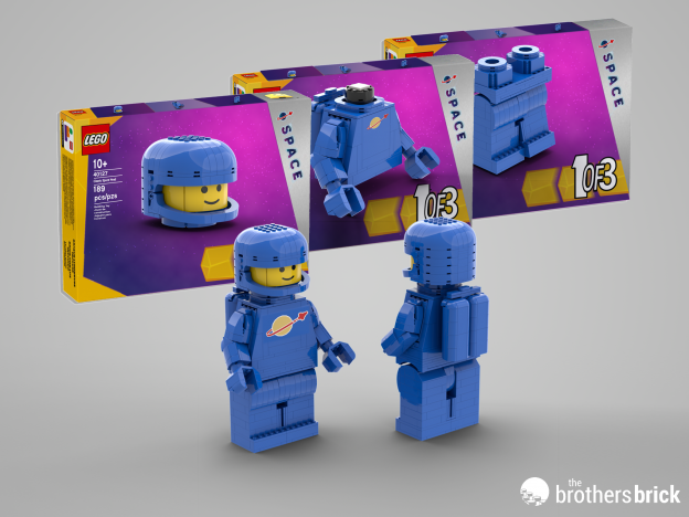 LEGO debuts Creator 1-of-3 line with upscaled Classic Space Minifig ...