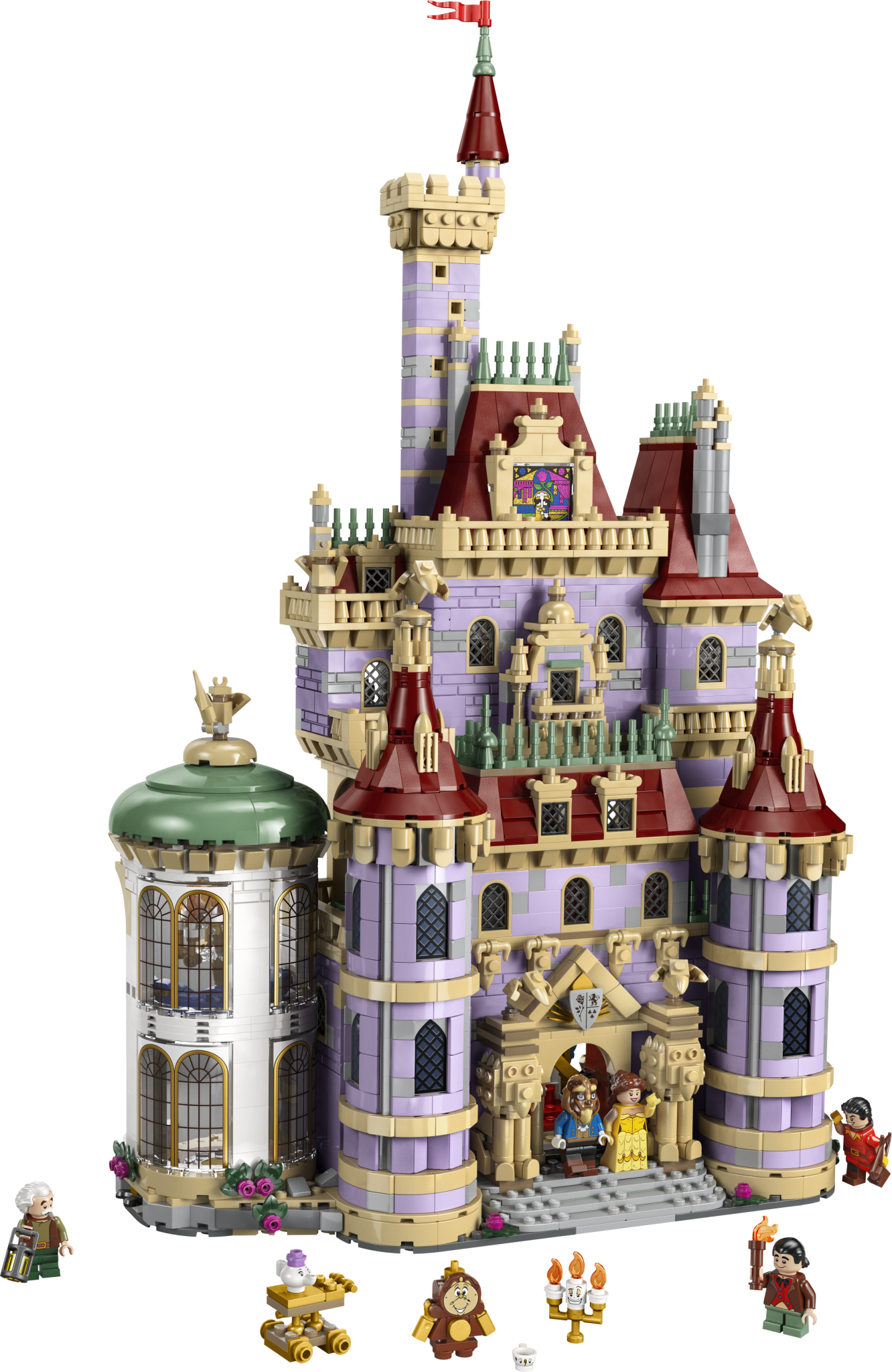 LEGO reveals LEGO Disney 43263 Beauty and the Beast Castle, a brick ...