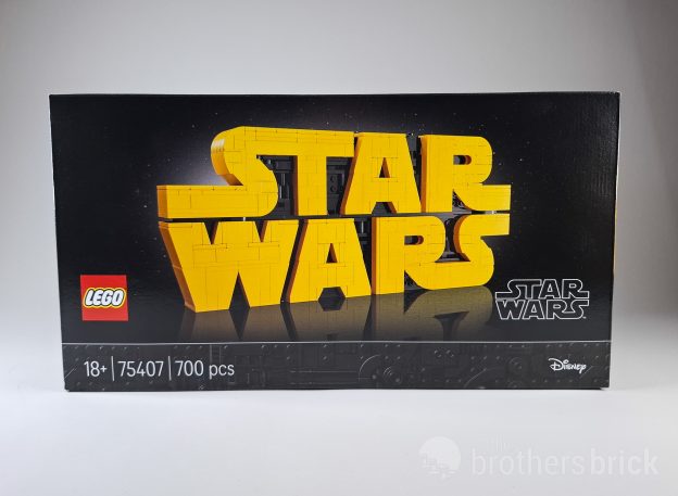 LEGO Star Wars 75407 Brick-Built Star Wars Logo - STAR WARS... nothing ...
