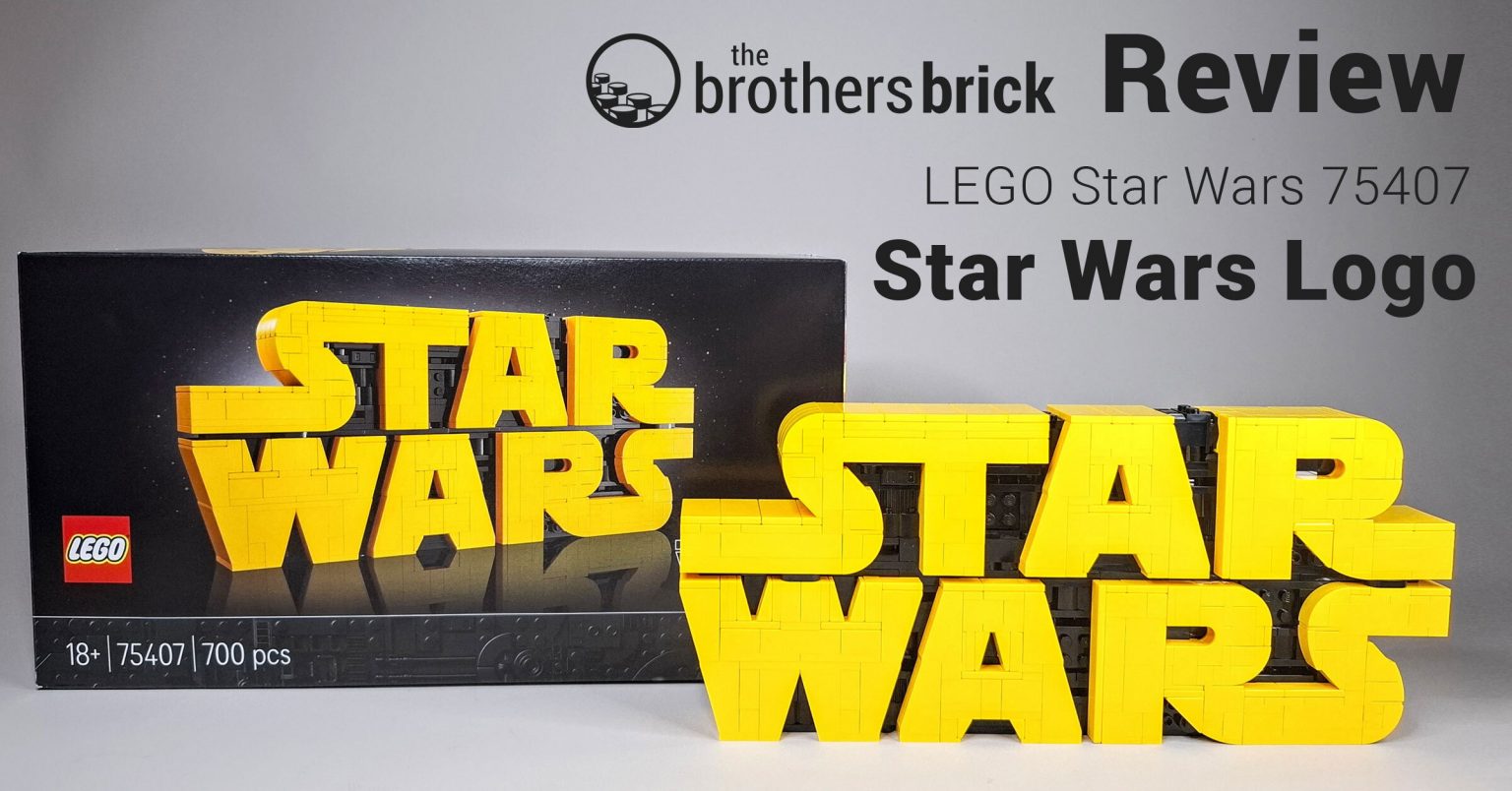 LEGO Star Wars 75407 Brick-Built Star Wars Logo - STAR WARS... nothing ...