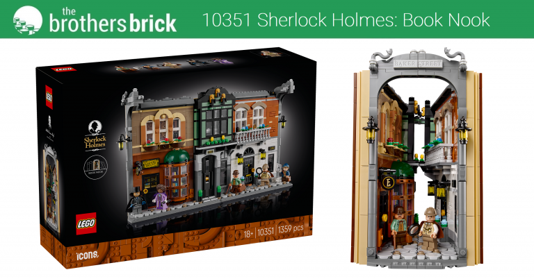 The new LEGO Icons 10351 Sherlock Holmes: Book Nook promises set ...