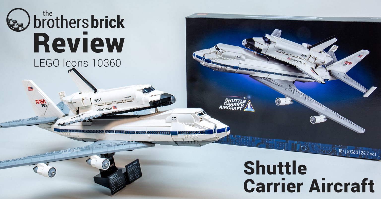 LEGO Icons 10360 Shuttle Carrier Aircraft [Review] - The Brothers Brick ...