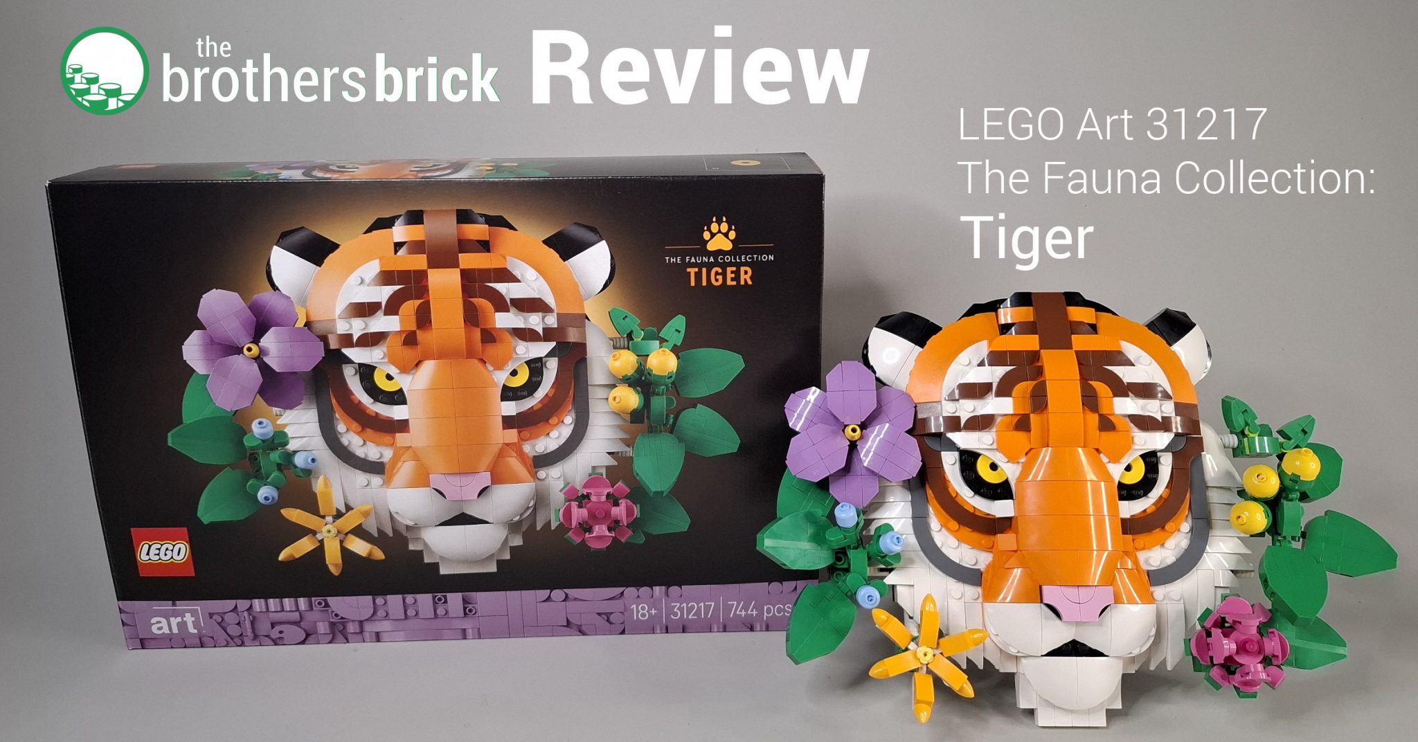 LEGO Art 31217 The Fauna Collection: Tiger - King or kitten? [Mini ...