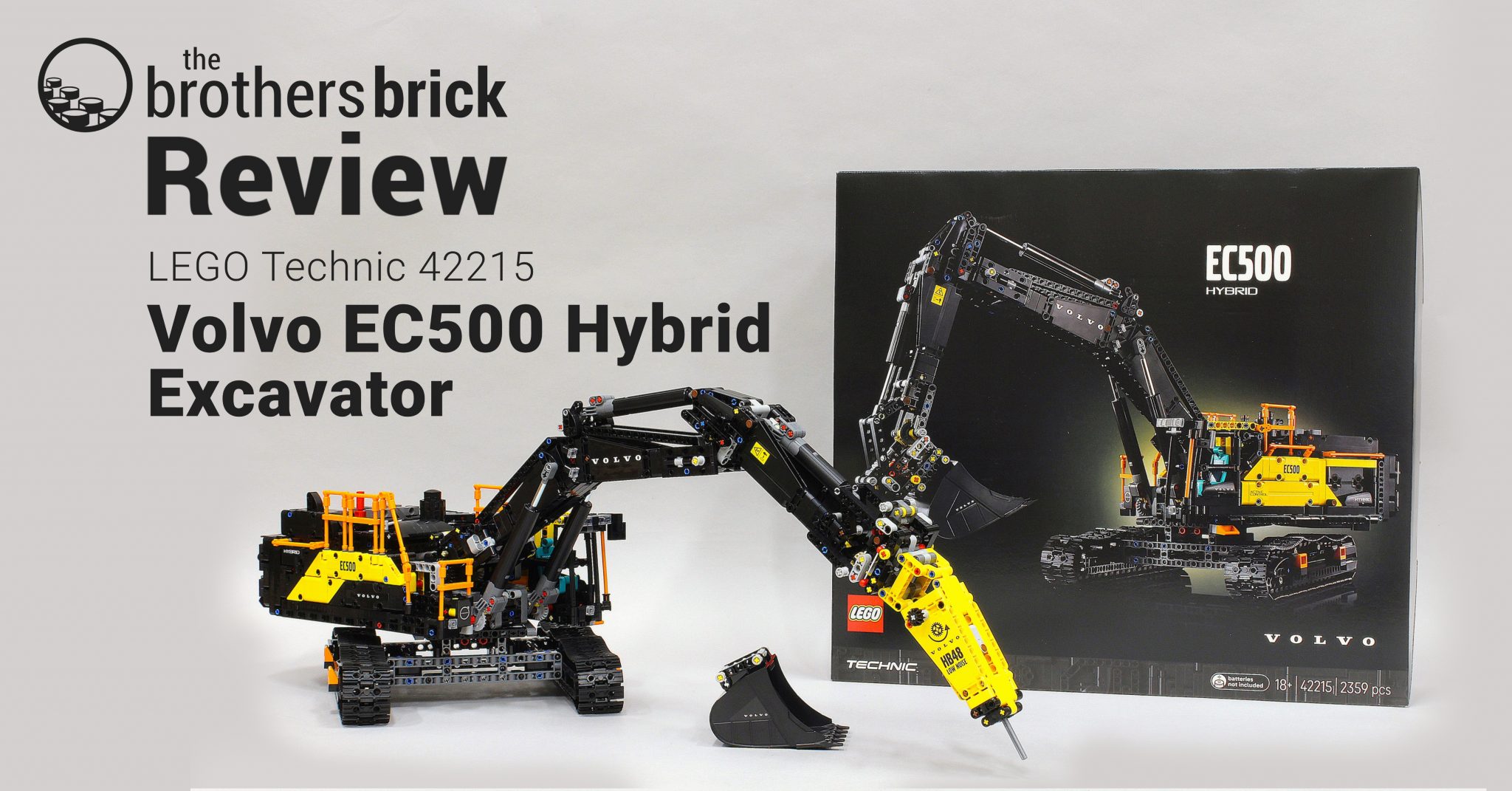 LEGO Technic 42215 Volvo EC500 Hybrid Excavator - Worth its weight ...