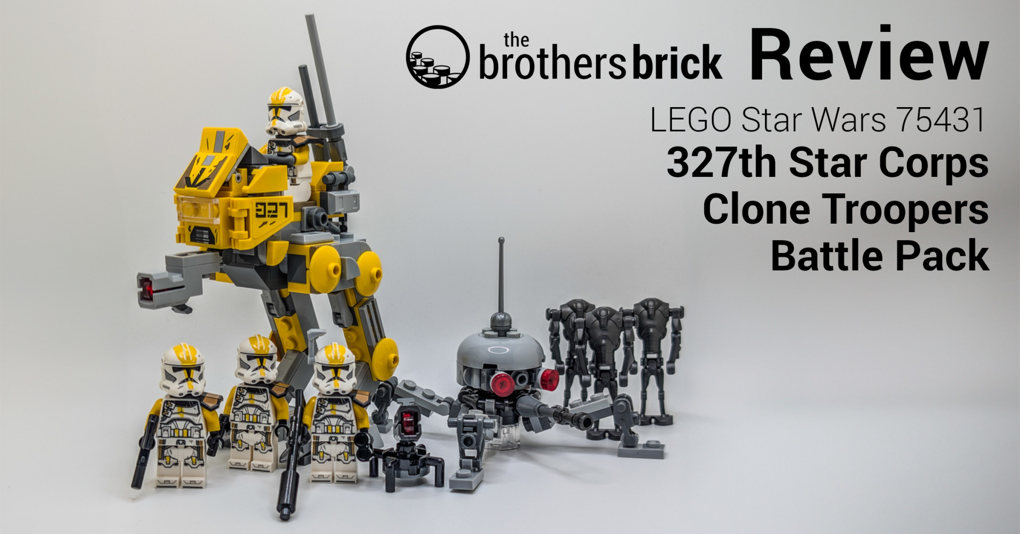 LEGO Star Wars 75431 - 327th Star Corps Clone Troopers Battle Pack ...