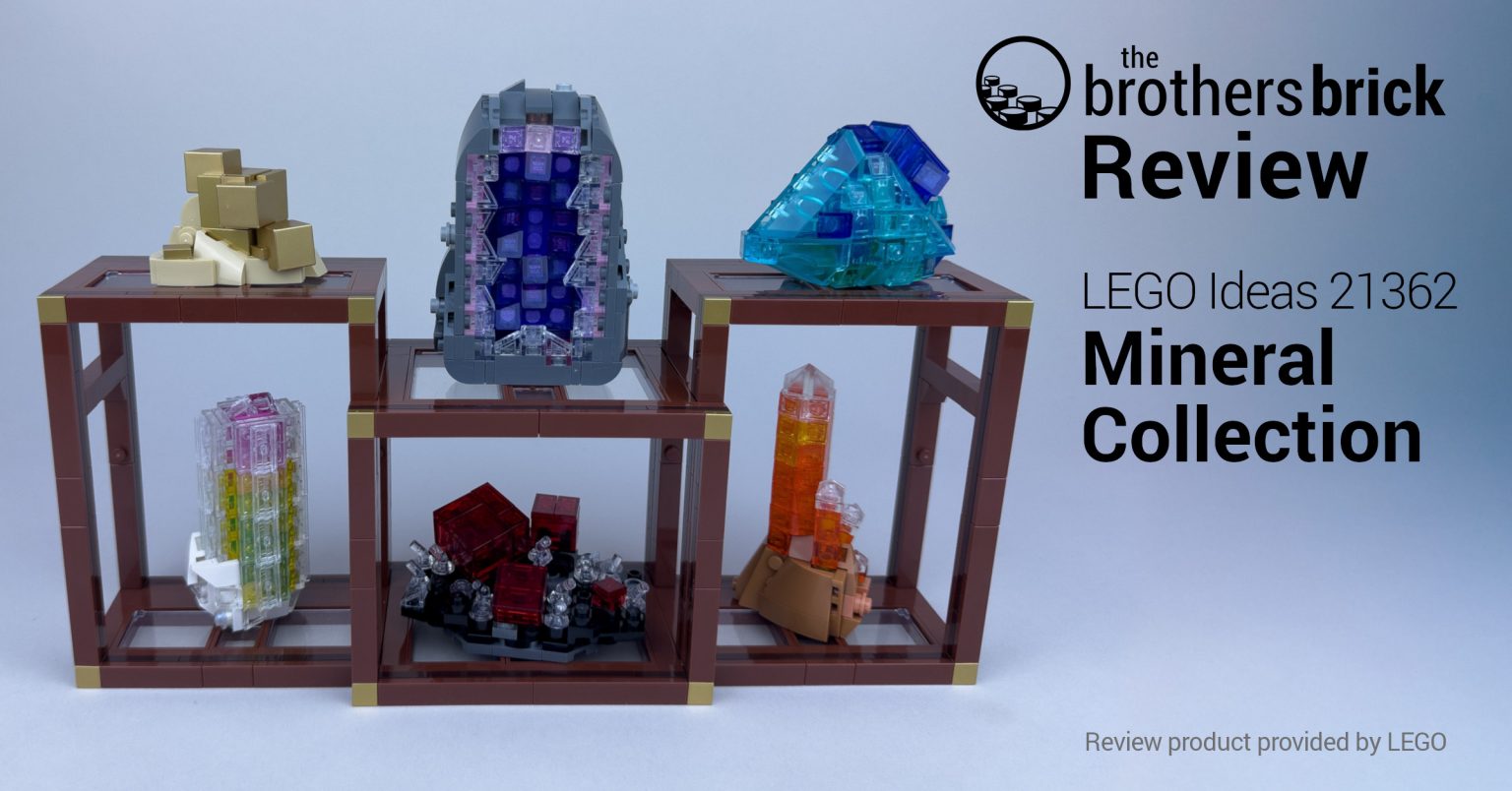 LEGO Ideas 21362 Mineral Collection: Crystals from bricks [Review ...