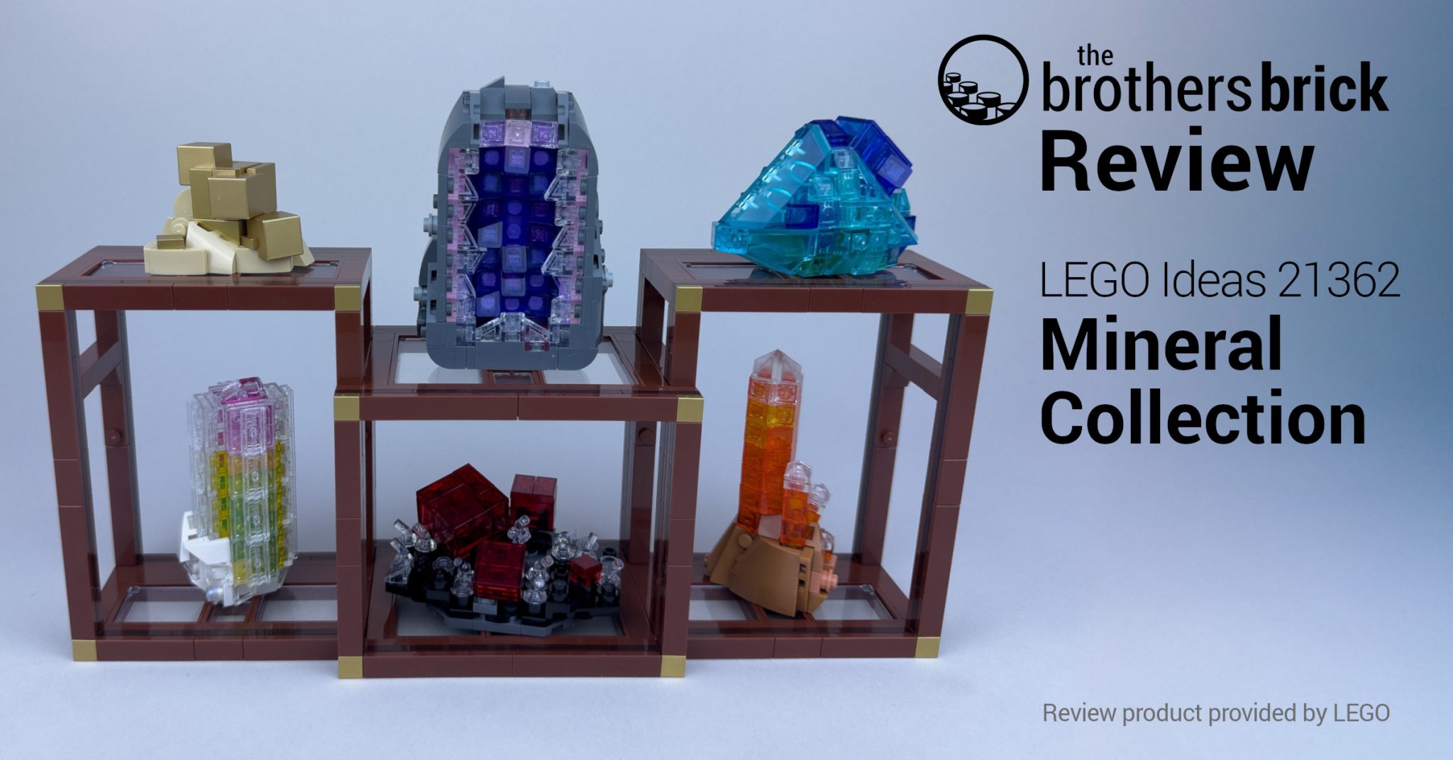 LEGO Ideas 21362 Mineral Collection: Crystals from bricks [Review ...