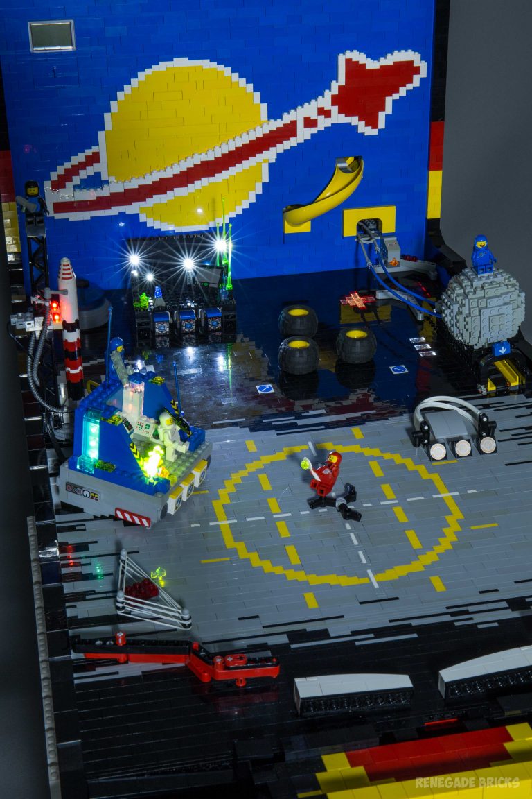 Working LEGO pinball machine built from 15,000 bricks features Benny in ...