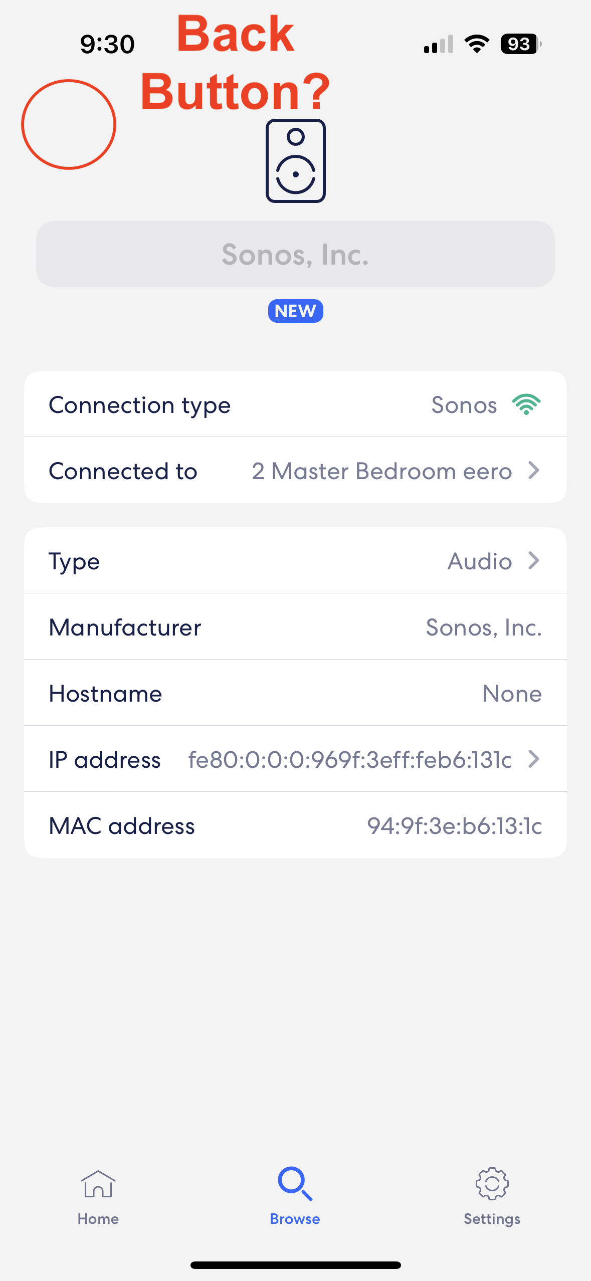 Can we have the "Back" button... back? - Discussion Topics - eero Community