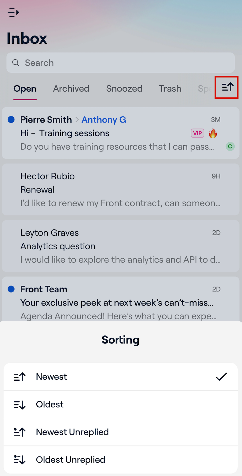 Front s Mobile App Mobile Front Help Center