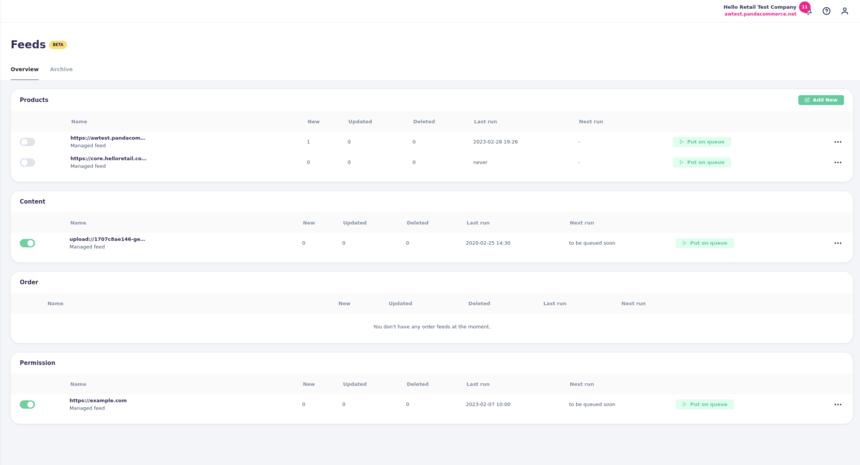 Feeds Guide - General Settings and Setup - Support | Hello Retail