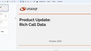 Rich Call Data - Getting Started - Sansay TAC