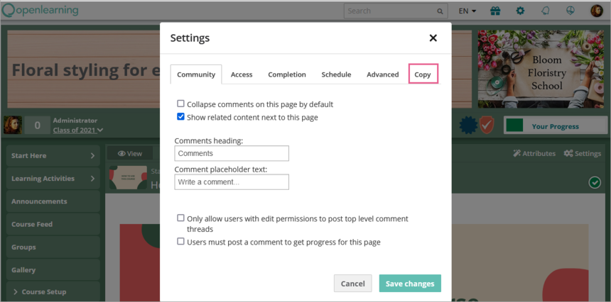 How Do I Copy A Page From One Course To Another How To Copy Page From One Course To Another 