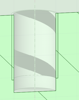 SpaceClaim Thread hole
