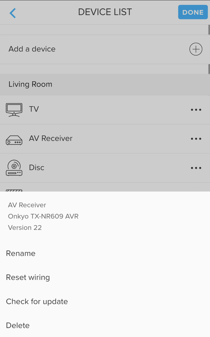 Howto Update A Device Device Specific Planet Neeo