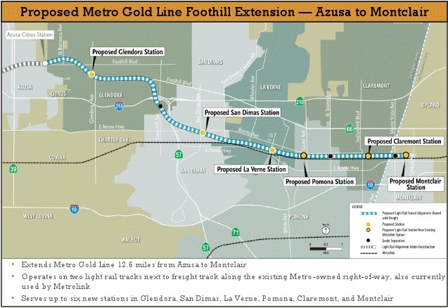 LA Metro approves Gold Line foothill extension 2B - 12 more miles : r ...