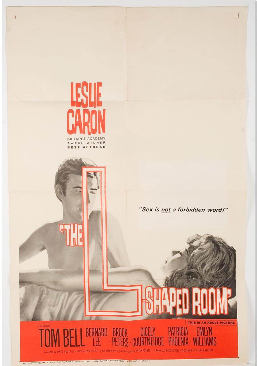 1963 "The L Shaped Room" Original Movie Poster | Memorabilia Expert