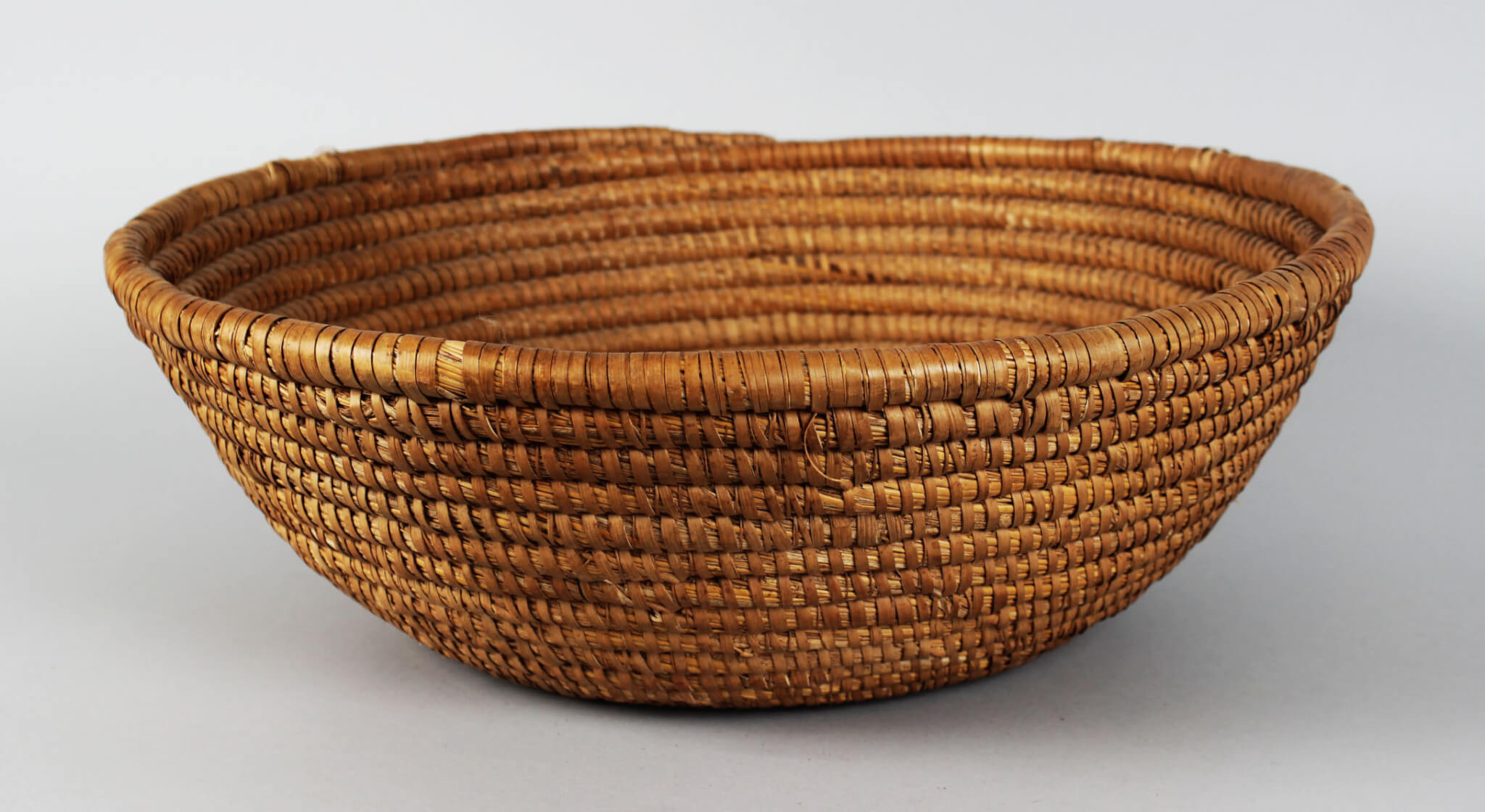 Shoshone Native Indian Bowl Large Weaved Basket | Memorabilia Expert