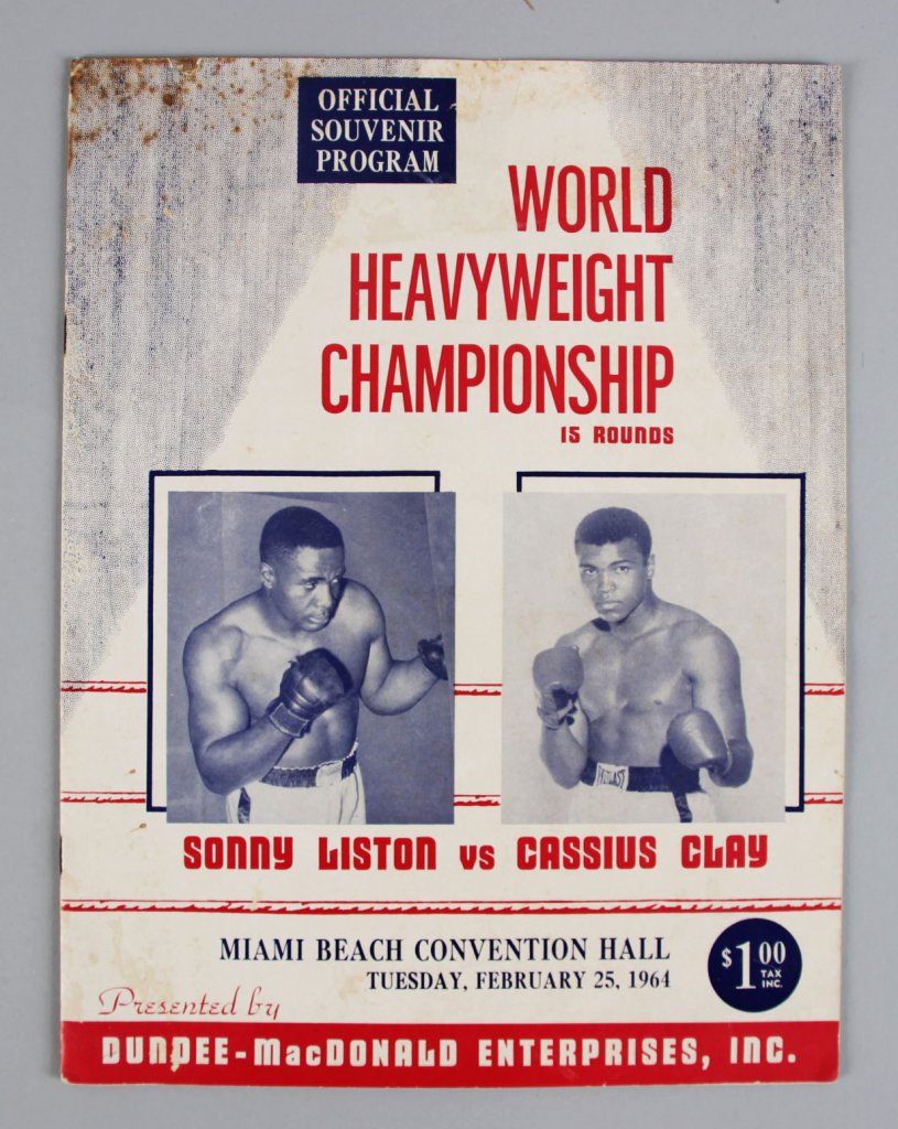Cassius Clay vs. Sonny Liston I 1964 First Heavyweight Championship ...