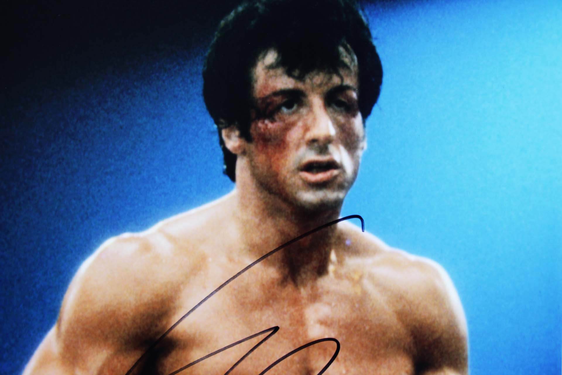 Sylvester Stallone Signed Photo