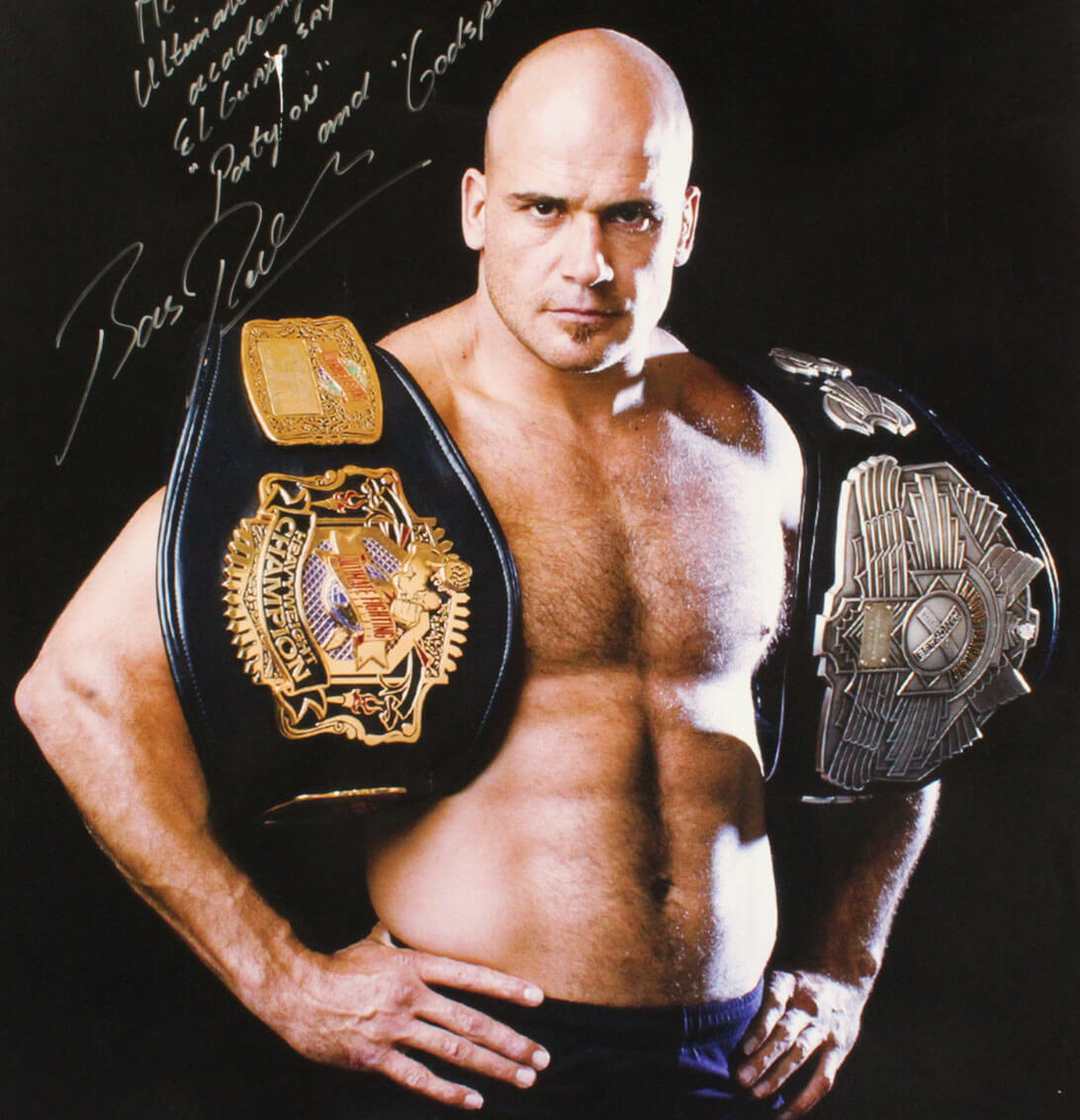 Bas Rutten Signed UFC Poster