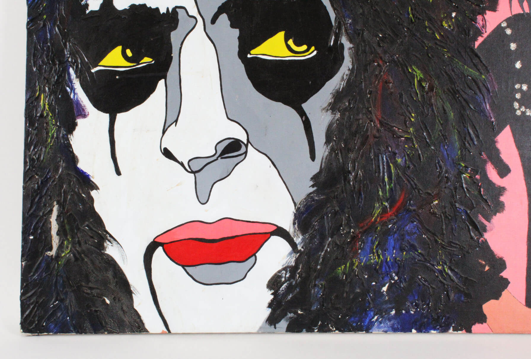 Alice Cooper 36x50 Canvas Art Painting | Memorabilia Expert